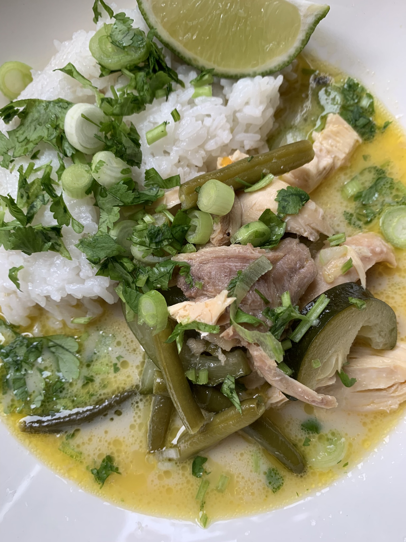Coconut Chicken, Thai Flavours Without the Spice - Candle in the Kitchen