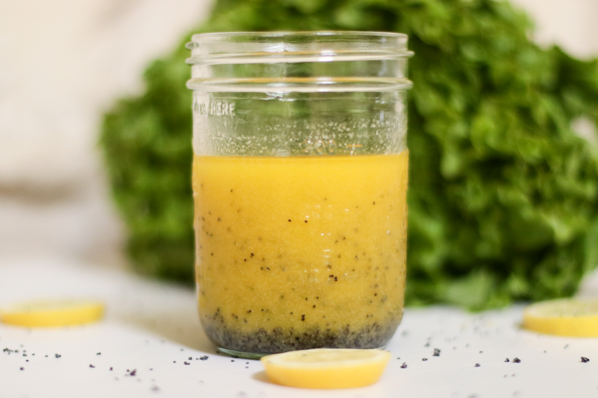 Lemon Poppy Seed Dressing Recipe - Candle in the Kitchen